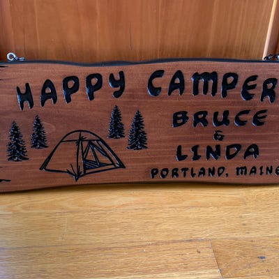 Custom Camping Sign Custom RV Sign Custom Camp Decor Sign Personalized ...