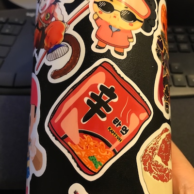 Korean Ramen Sticker, Shin Ramen Sticker, Korean Sticker, Spicy Sticker ...