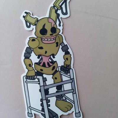 FNAF Security Breach Springtrap Peepaw Sticker - Etsy