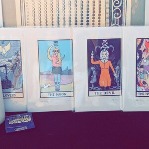 The Hanged Man XII Tarot Card Art 5x7 Art Print, Hand-cut and Mounted ...