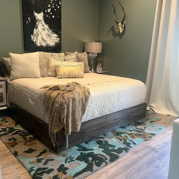 Deep Green Golf Course Low High Texture Hand Tufted Abstract Wool Rugs ...