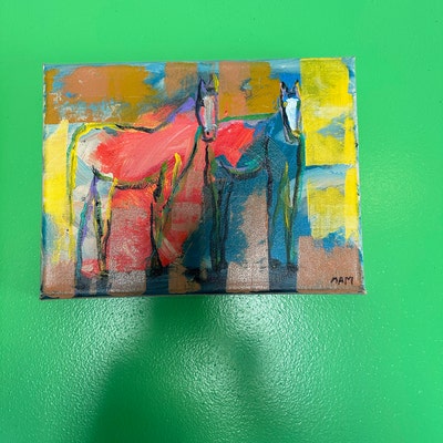 Original Art Framed summer Blossoms Original Acrylic Painting Home ...