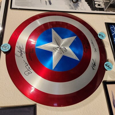 Captain America Shield Wall Mount, Plaque and SECRET FILE - Etsy