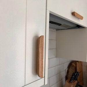 Wooden Round Handles Engraved Futuristic Pattern Wood Drawer - Etsy