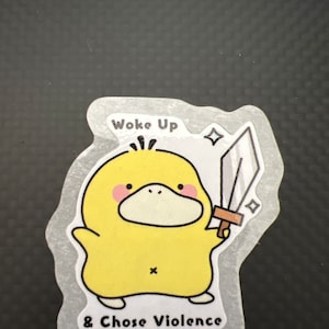 Cute Derpy Duck Stickers Waterproof Laptop iPad Bullet Journal Planner ...