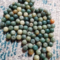 5pcs Grade A Burma Jade Filigree Engraved Oval Beads,filigree Beads ...