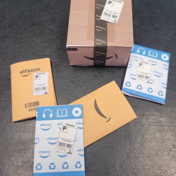 Christmas Elf Sized Elfazon Envelopes amazon Elf Prop Idea Digital ...