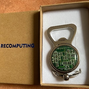 Circuit Board Keychain Recycled Gift for Computer Nerd Cool - Etsy