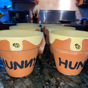 Winnie the Pooh Terra Cotta Hunny Pots Centerpieces Party Favors for ...