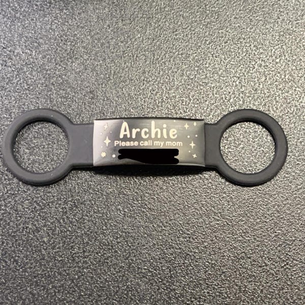 Cat Tag Silent Cat Tag Silde on Cat Collar Tag Cat Id Tag Cat Name Tag ...