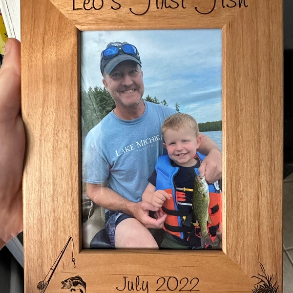 First Fish ~ First Fish Frame ~ Fishing Frames ~ Custom Frames ~ Child ...
