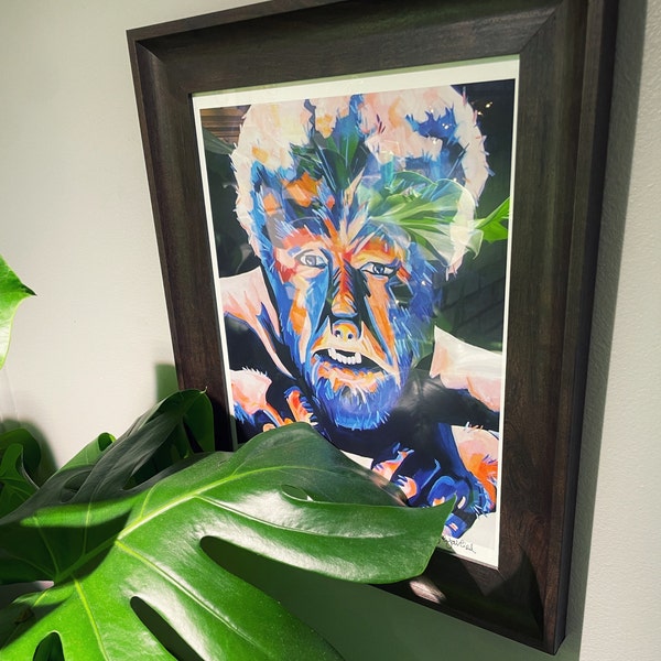 Ode to Tim Burton 8"x10" Artist Signed Fine Art Canvas Print - Etsy