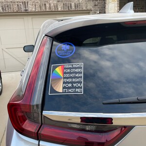 Magnetic Bumper Sticker Science is Real, Black Lives Matter, No Human ...