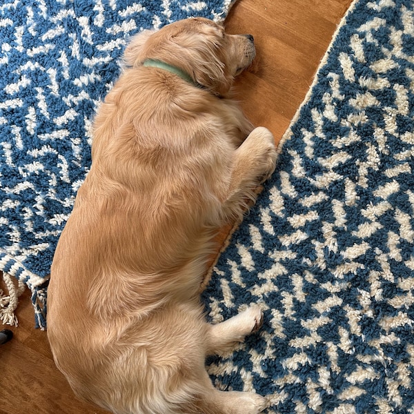 Moroccan Handmade Rug ,beni Ourain Style Morocco Wool Berber Rug ...