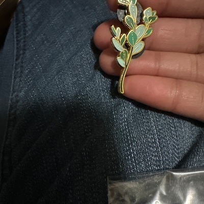 Eucalyptus Enamel Pin Plant Enamel Pin Botanical Pin Aesthetic Enamel ...