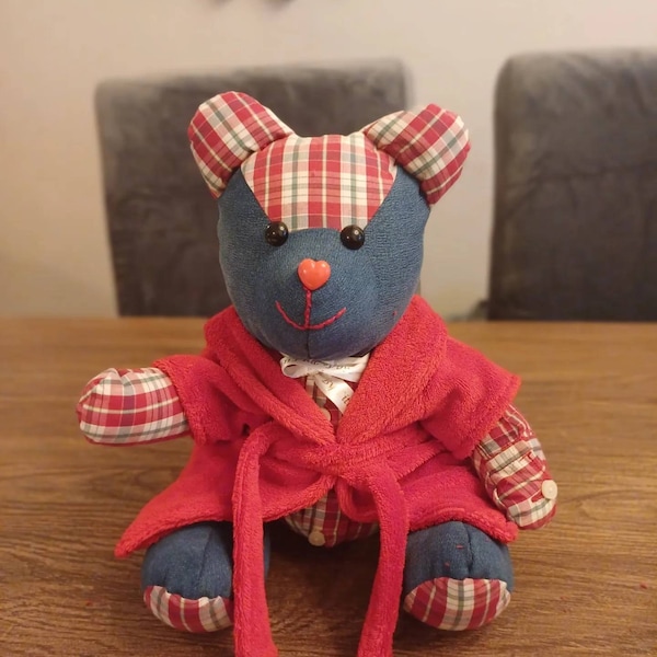 DRESSING GOWN PDF Pattern & Tutorial. Fits 15-18 Inch Bears Such as ...