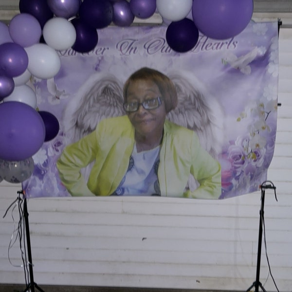 Funeral Backdrop Funeral Step and Repeat Memorial Backdrop Memorial ...