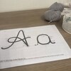 BUNDLE: Alphabet Letter Template Numbers Template Knitted Wire Art ...