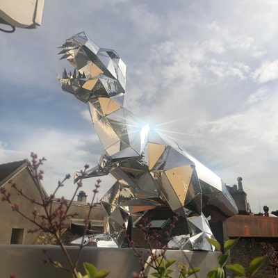 T Rex Paper Model , Rex Paper Model ,papercraft , DIY , Low Poly , Rex ...