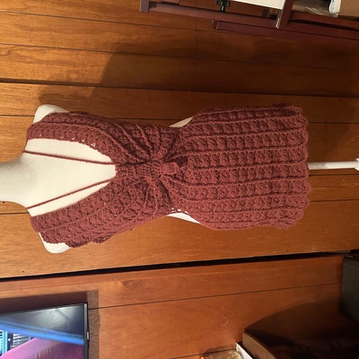 Open Shell Stitch Crochet Halter Tank Top - Etsy