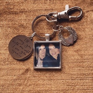 Memorial Keychain Custom Photo in Memory Gift in Memory of - Etsy