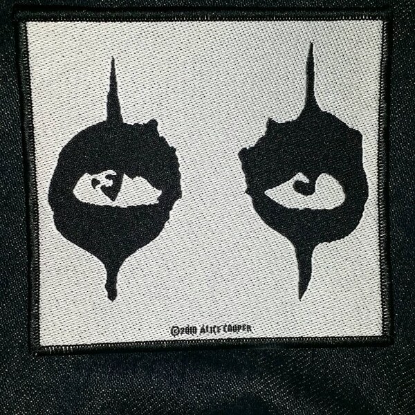 Alice Cooper Fan Black Eyes Patch Shock Rock Band Music Apparel Sew on ...