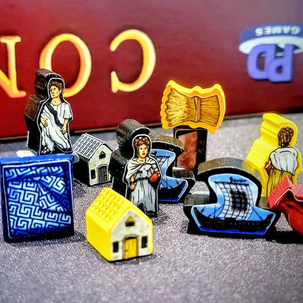 CONCORDIA - Matte Vinyl Meeple Sticker/decal Upgrade Kit With Options ...