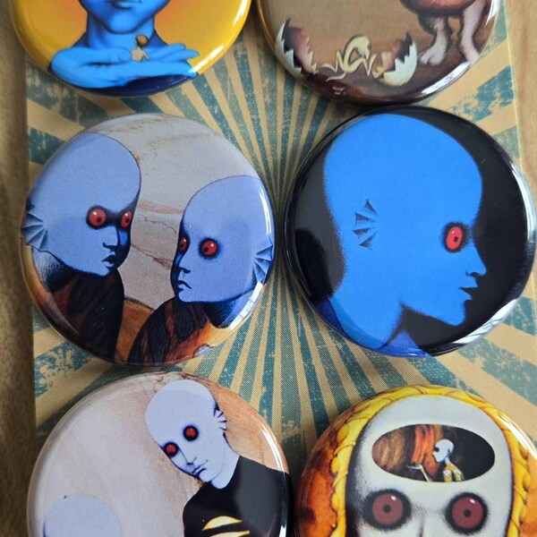 Goth Buttons, Lot of 5 1.25 Emo Button, Goth Post Punk, Badge, Magnet ...