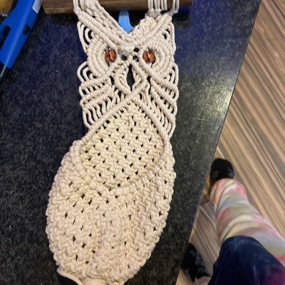 Macrame Hanging Shelf Macrame Kitchen Storage Shelf - Etsy