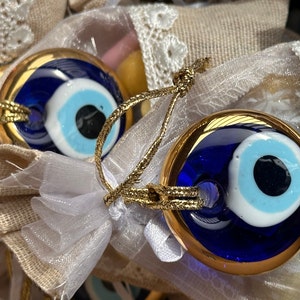 Handmade Evil Eye Wall Hanging, Modern Evil Eye Home Decor, Evil Eye ...