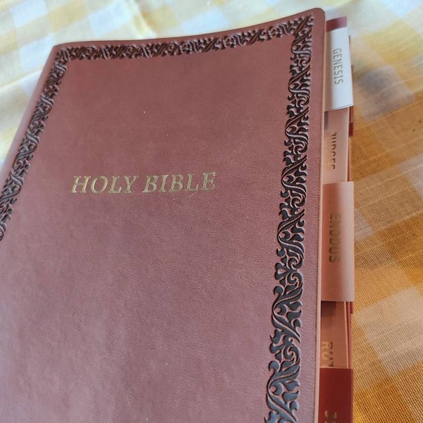 Bible Tabs for Women - Gold Foil Bible Tabs - Earth Tone Bible Stickers ...