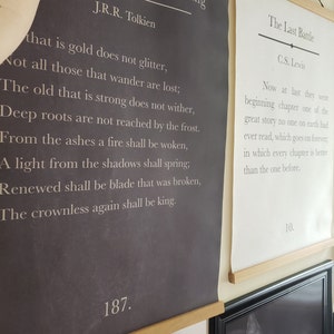 Customizable Book Page Sign Canvas Hanging Book Quote Print Canvas Sign ...