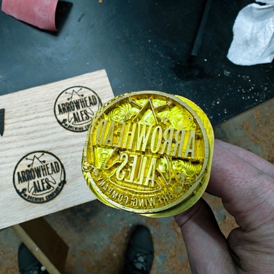 Custom Ice Stamp, Made in USA, Stamp Logo Ice, Ice Branding, Ice Brand ...