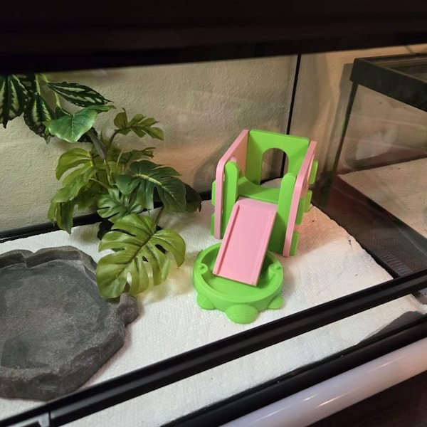 Little Tykes Turtle Sand Box With Lid: Spider Water-dish, Reptile ...