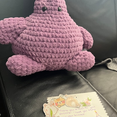 Birthday Grimace Crochet Pattern DIGITAL PDF - Etsy