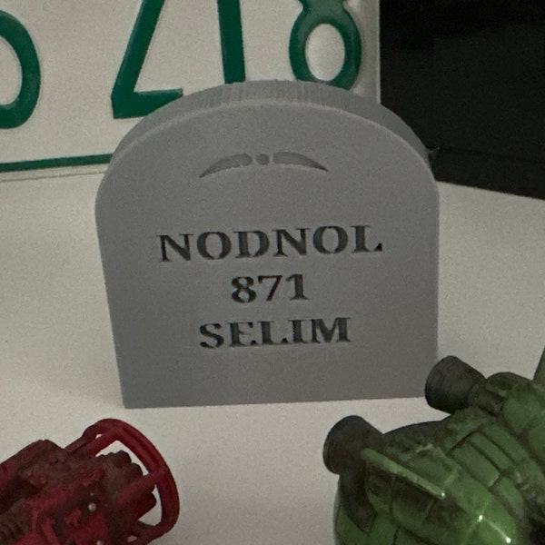 Red Dwarf Nodnol Sign Desk Display Gift Idea - Etsy UK