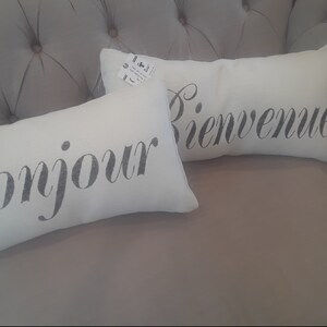 Good Day or Good Morning in Any Language Burlap Pillow - Etsy