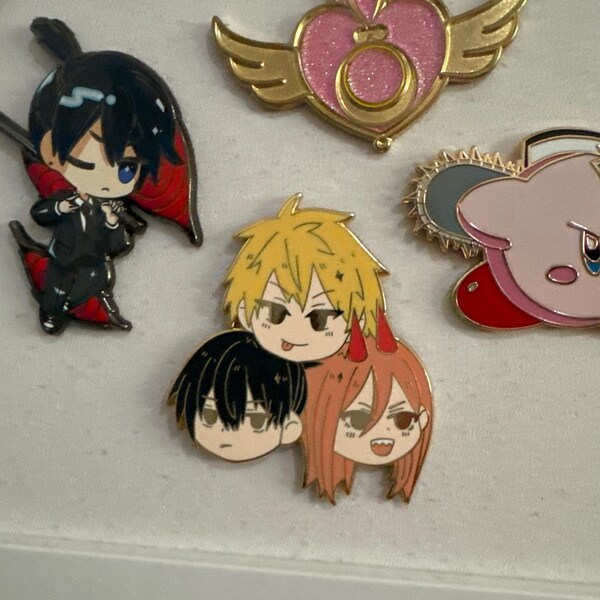 Anime Trio Pins - Etsy