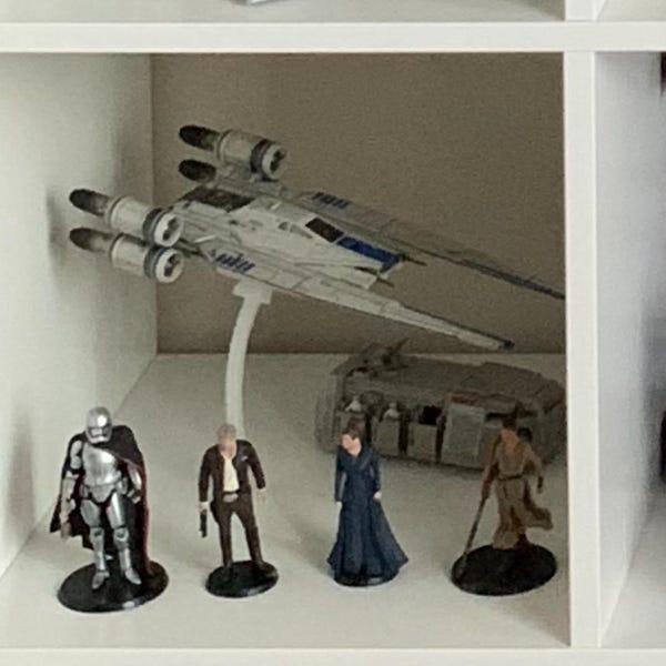 Star Wars Micro Galaxy Squadron Ghost Flight Stand - Etsy
