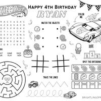 Printable Jollibee Birthday Coloring Placemat Personalized Jollibee ...