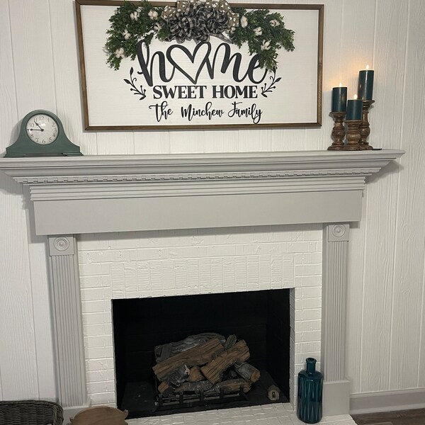 Personalized Family Farmhouse Sign-modern Farmhouse Decor-family Sign ...