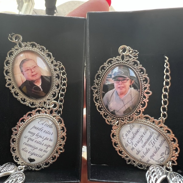 Graduation Tassel Charm With Angel Wings, Custom Photo Graduation ...