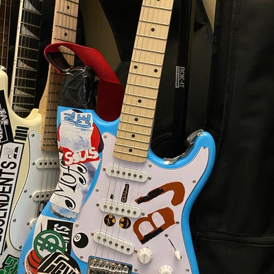 1994 BJ Guitars Billie Joe Armstrong Green Day Blue Guitar - Etsy