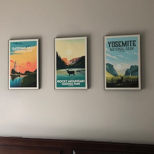 National Park Alphabet Print Alphabet Poster National Park - Etsy