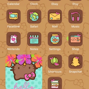 Sticker Ios App Icon Bundle - Etsy