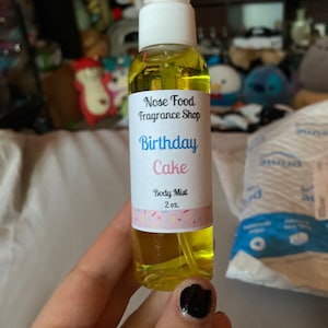 Birthday Cake Body Spray, Birthday Cake Body Mist, Birthday, Cake ...