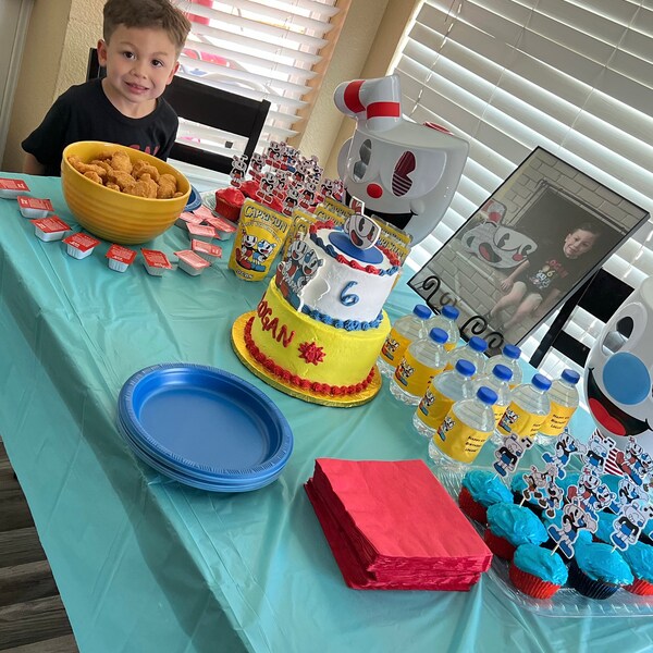 Cuphead Chip Bags, Cuphead Party Labels - Etsy