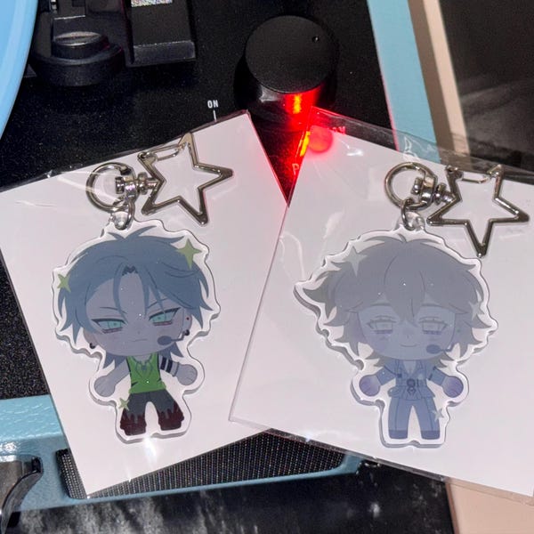 Bunny Alien Stage Acrylic Charms - Etsy