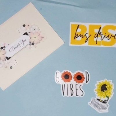 Best Bus Driver Bus Driver Appreciation Waterproof Sticker School Bus ...