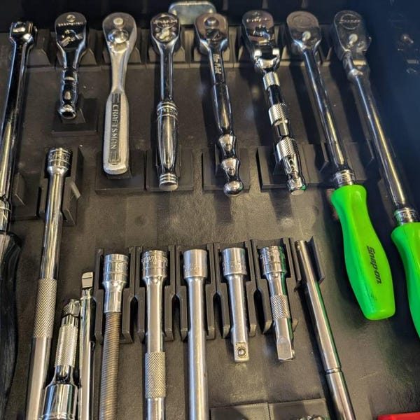 Magnetic Tool Holder for Extensions – Socket Extension Organizer ...